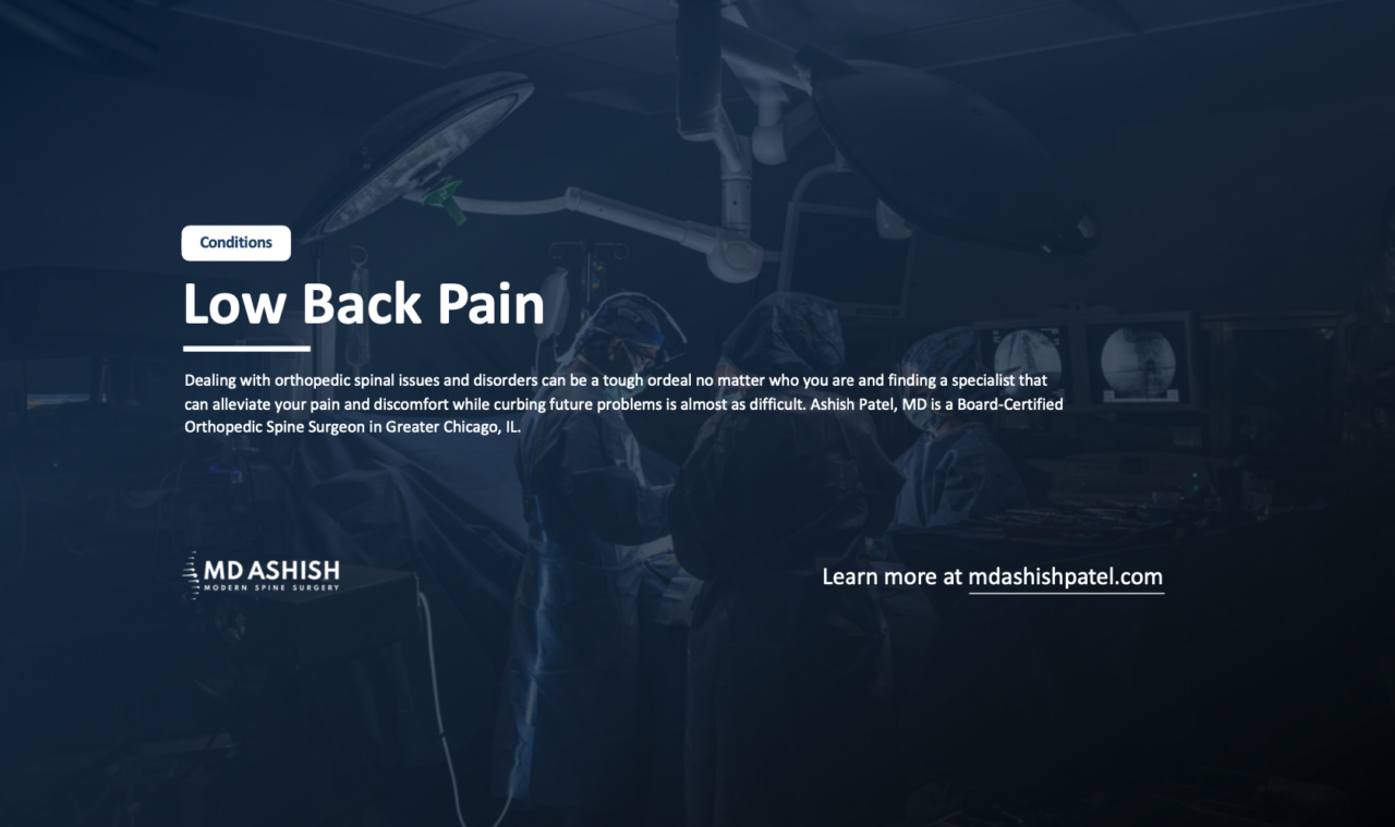 Ashish Patel, MD – Spine & Scoliosis Surgeon in Naperville, IL